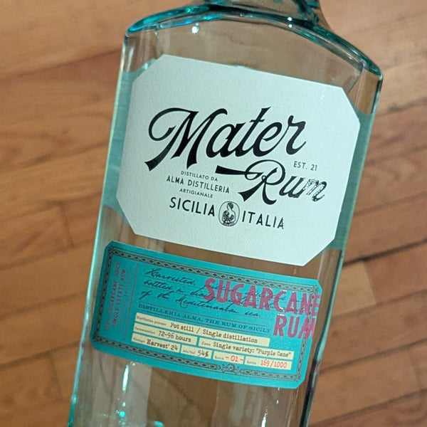 Alma Distilleries Mater Sicilian Purple Cane Rum– MCF Rare Wine