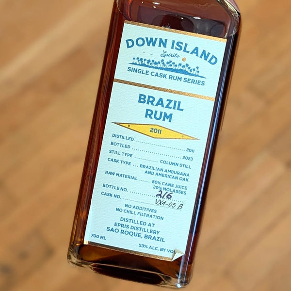 Down Island Single Cask Series Brazil Rum 2011– MCF Rare Wine