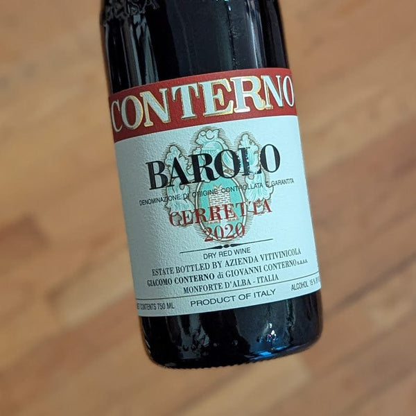 Giacomo Conterno Barolo Cerretta 2020– MCF Rare Wine